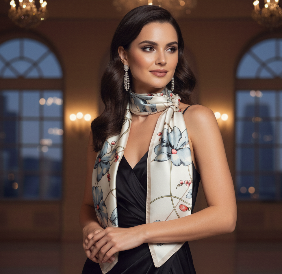 Silk Scarf 110x110 – LA FERANI