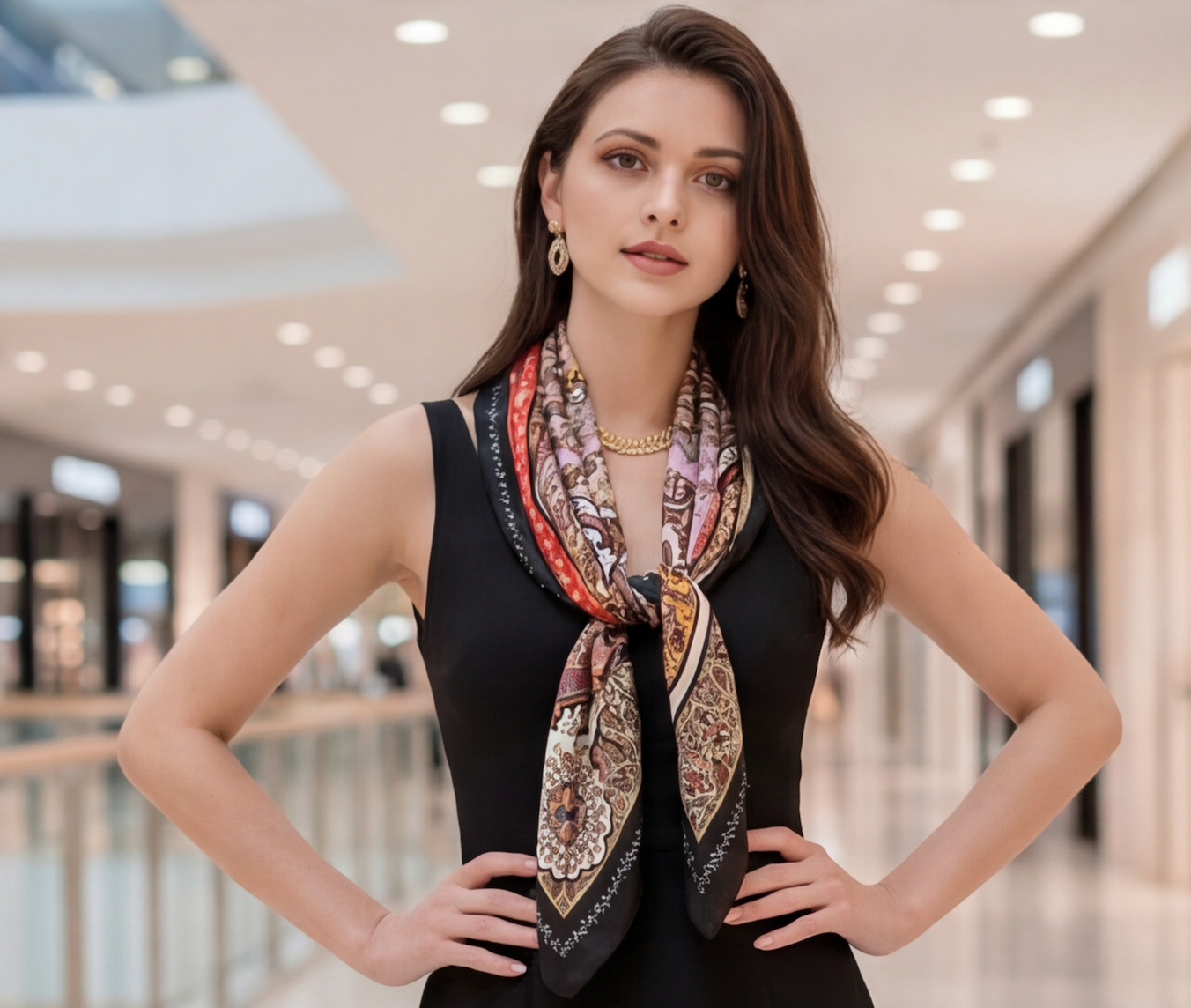 Silk Scarf 70x70 – LA FERANI