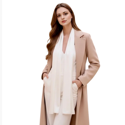 LA FERANI 100% Seidenschal | 100% Kaschmir Schal - Eleganter Stil für Damen